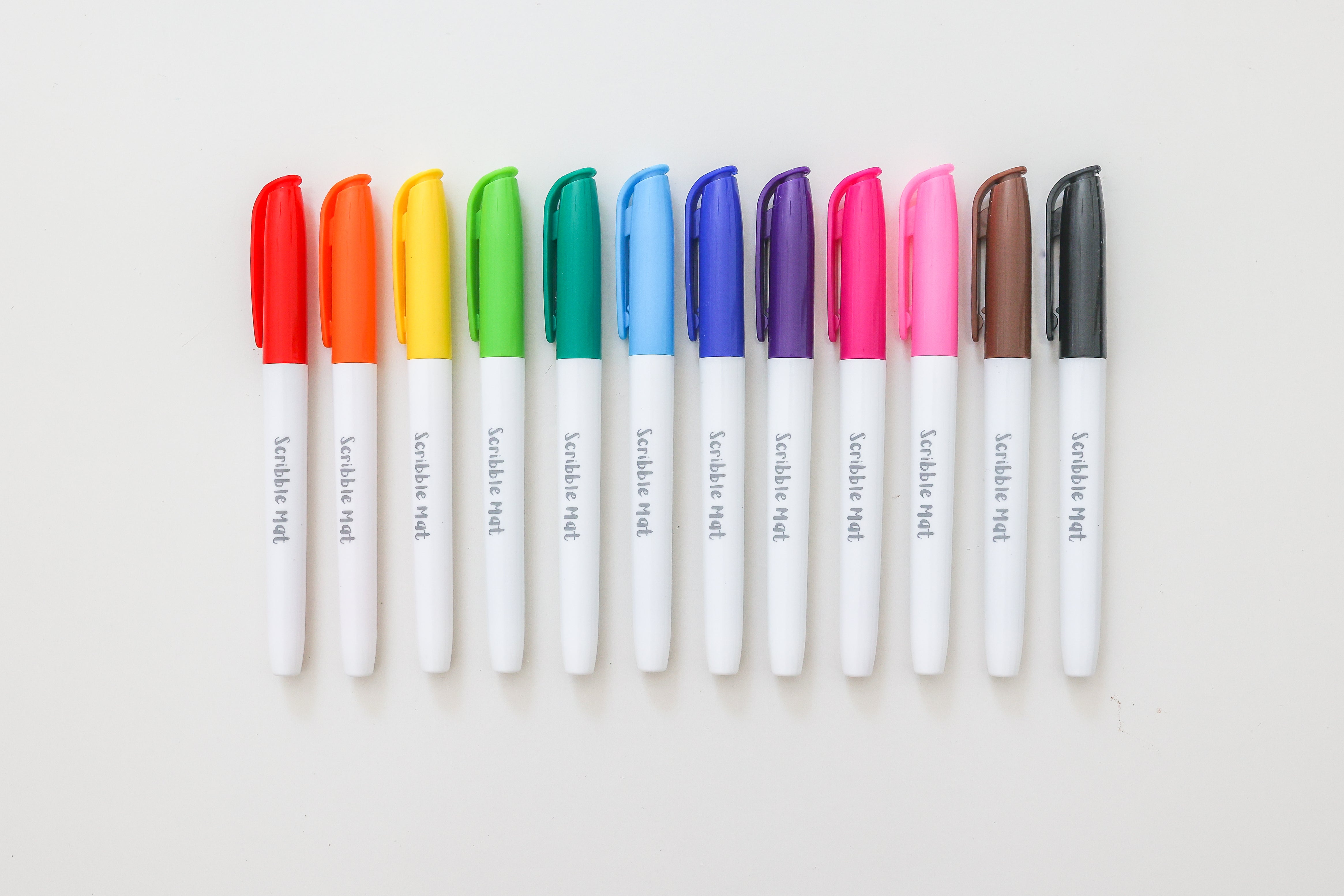 Dry Erase Whiteboard Markers- 12 pack – Scribble Mat