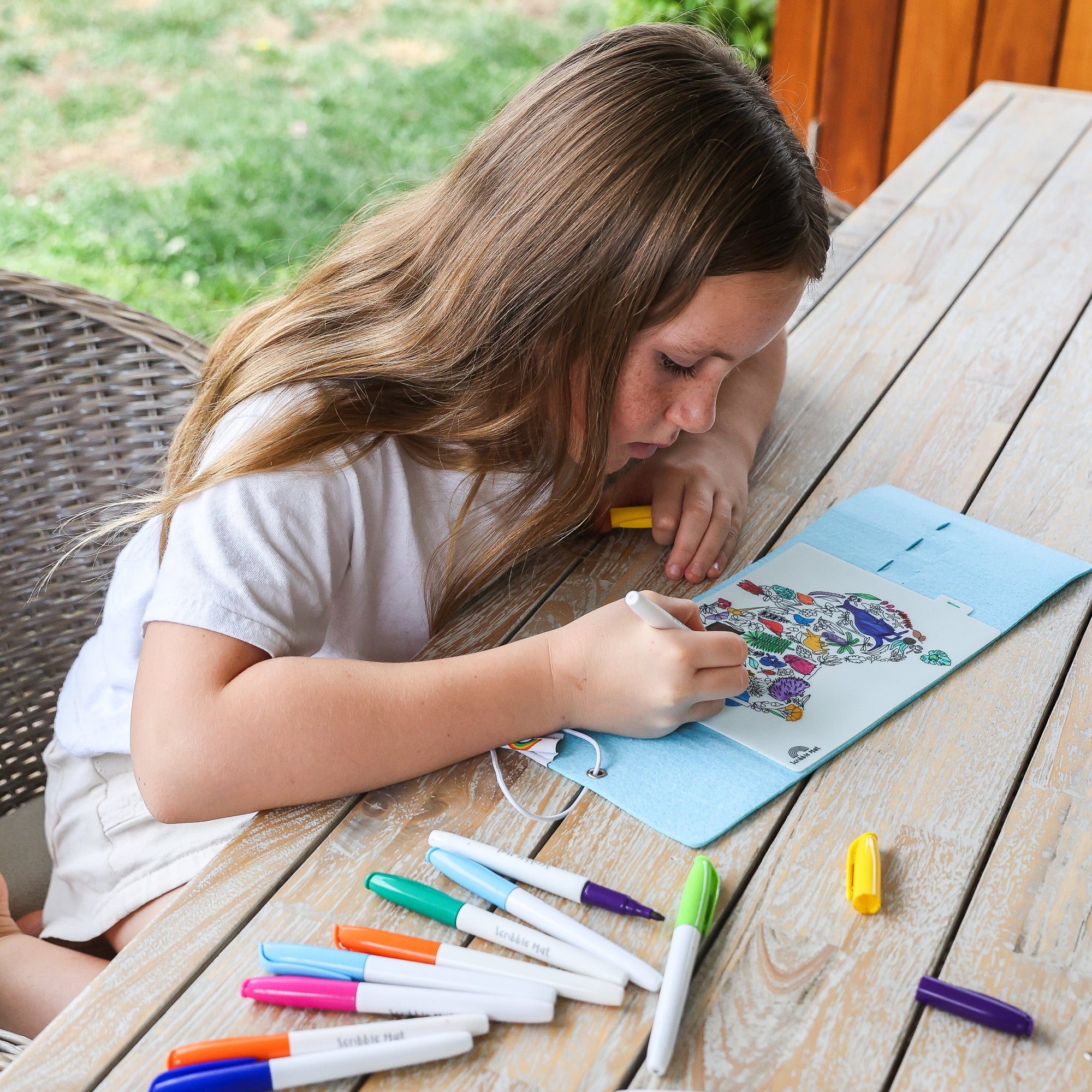 Scribble Mat | Reusable Silicone Colouring Mats