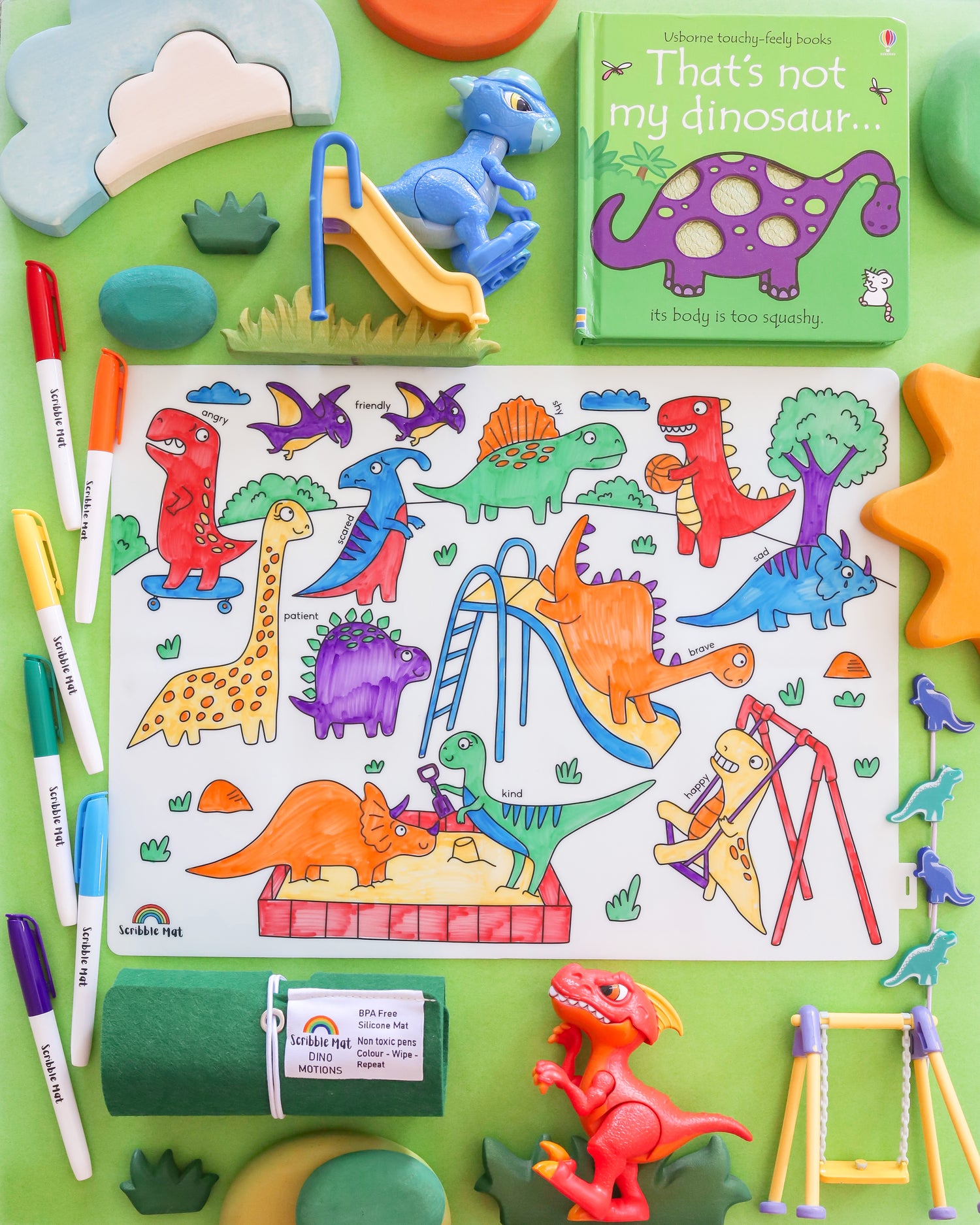 Scribble Mat | Reusable Silicone Colouring Mats