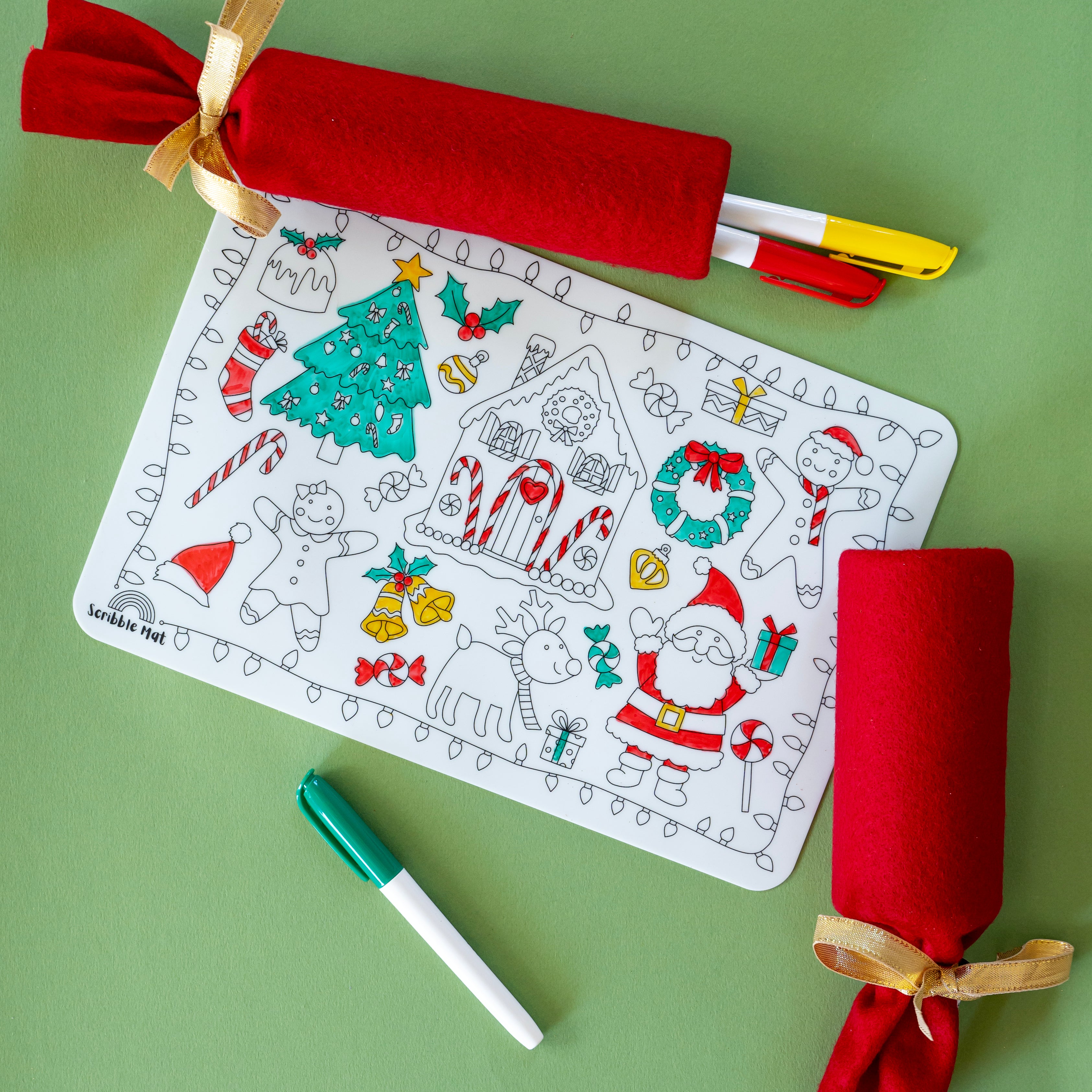 Christmas Cracker Reusable Scribble Mat