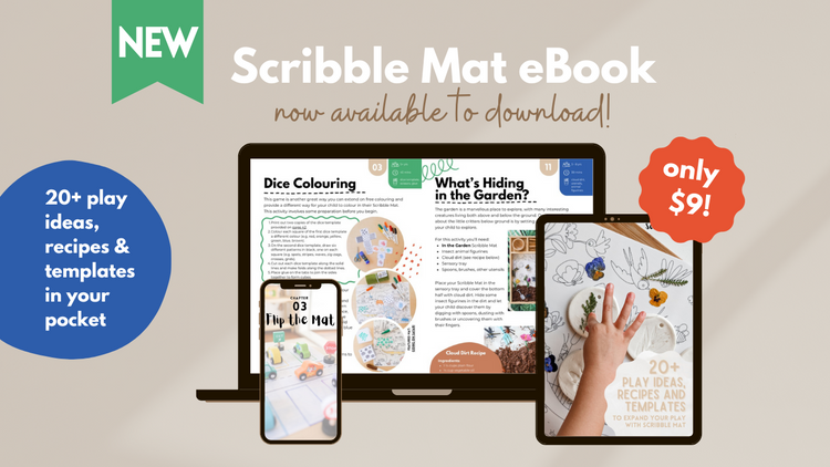 Scribble Mat | Reusable Silicone Colouring Mats