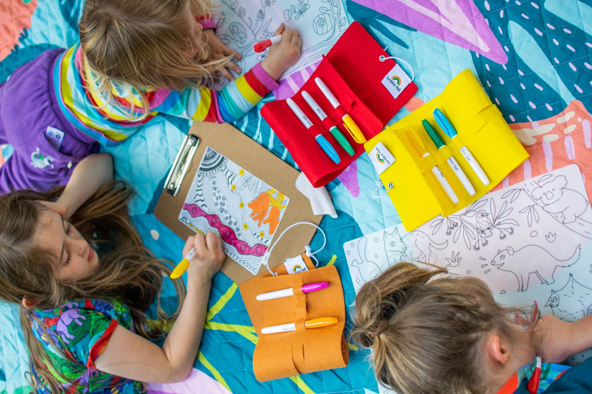 Scribble Mat | Reusable Silicone Colouring Mats