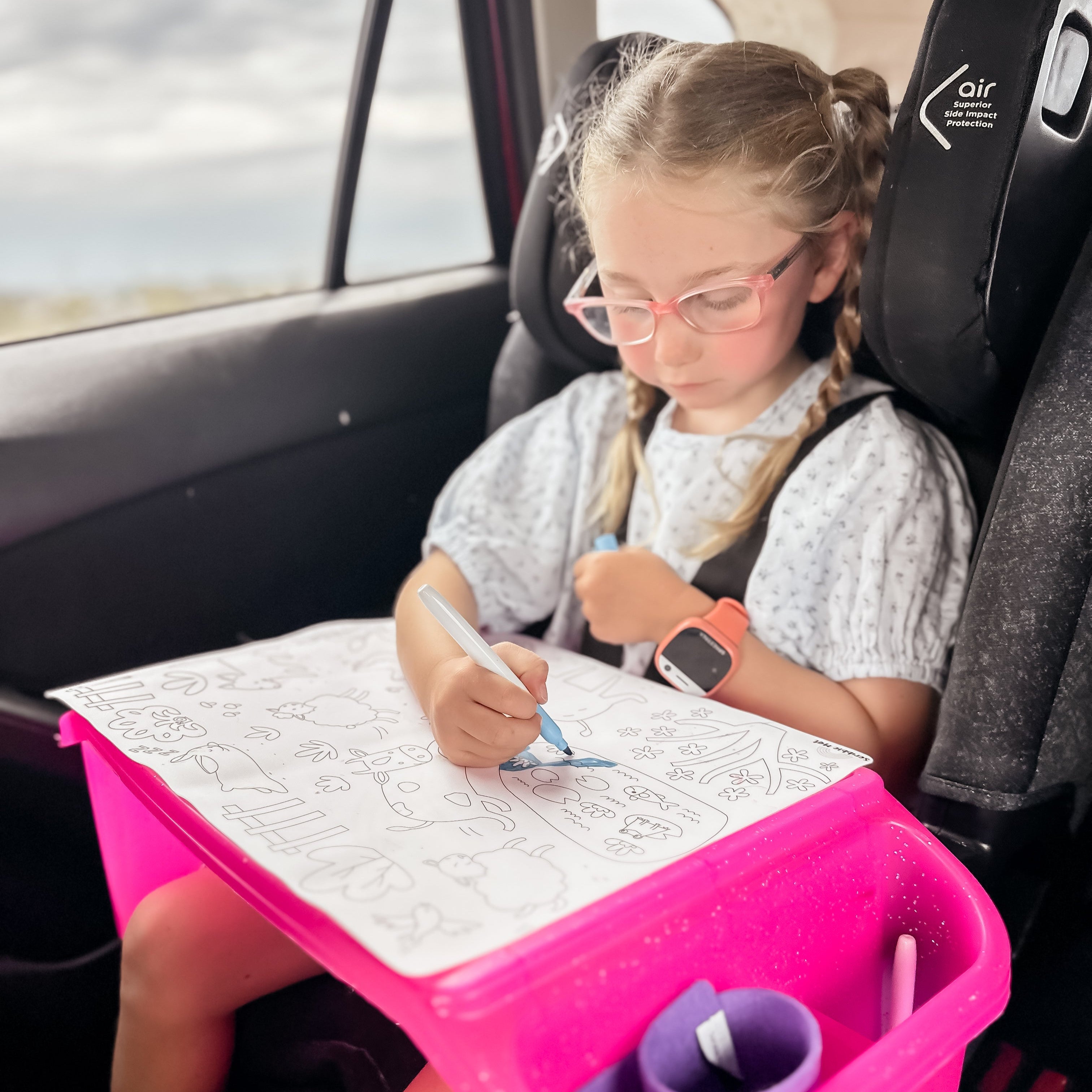 Scribble Mat | Reusable Silicone Colouring Mats