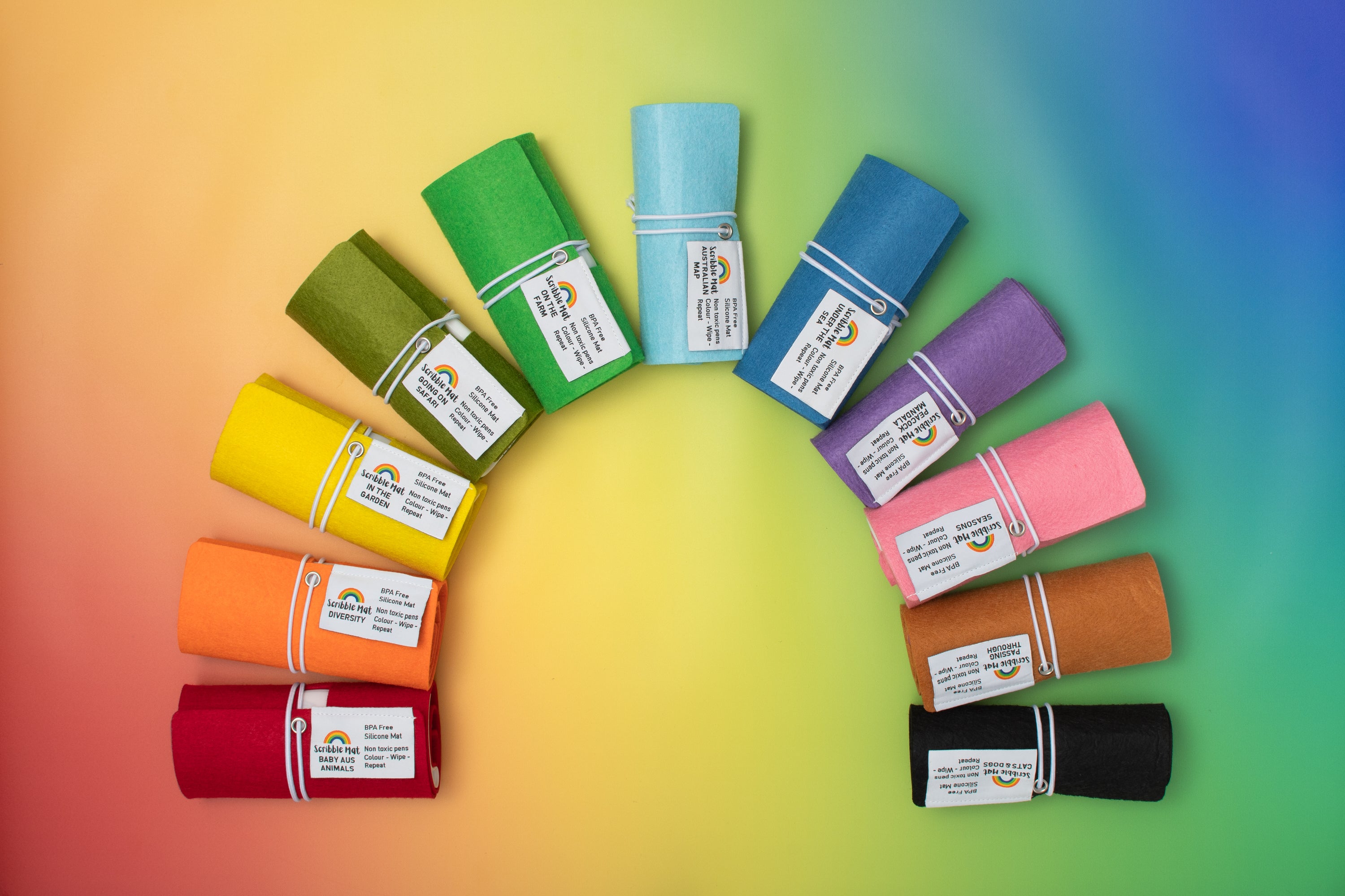 Scribble Mat | Reusable Silicone Colouring Mats