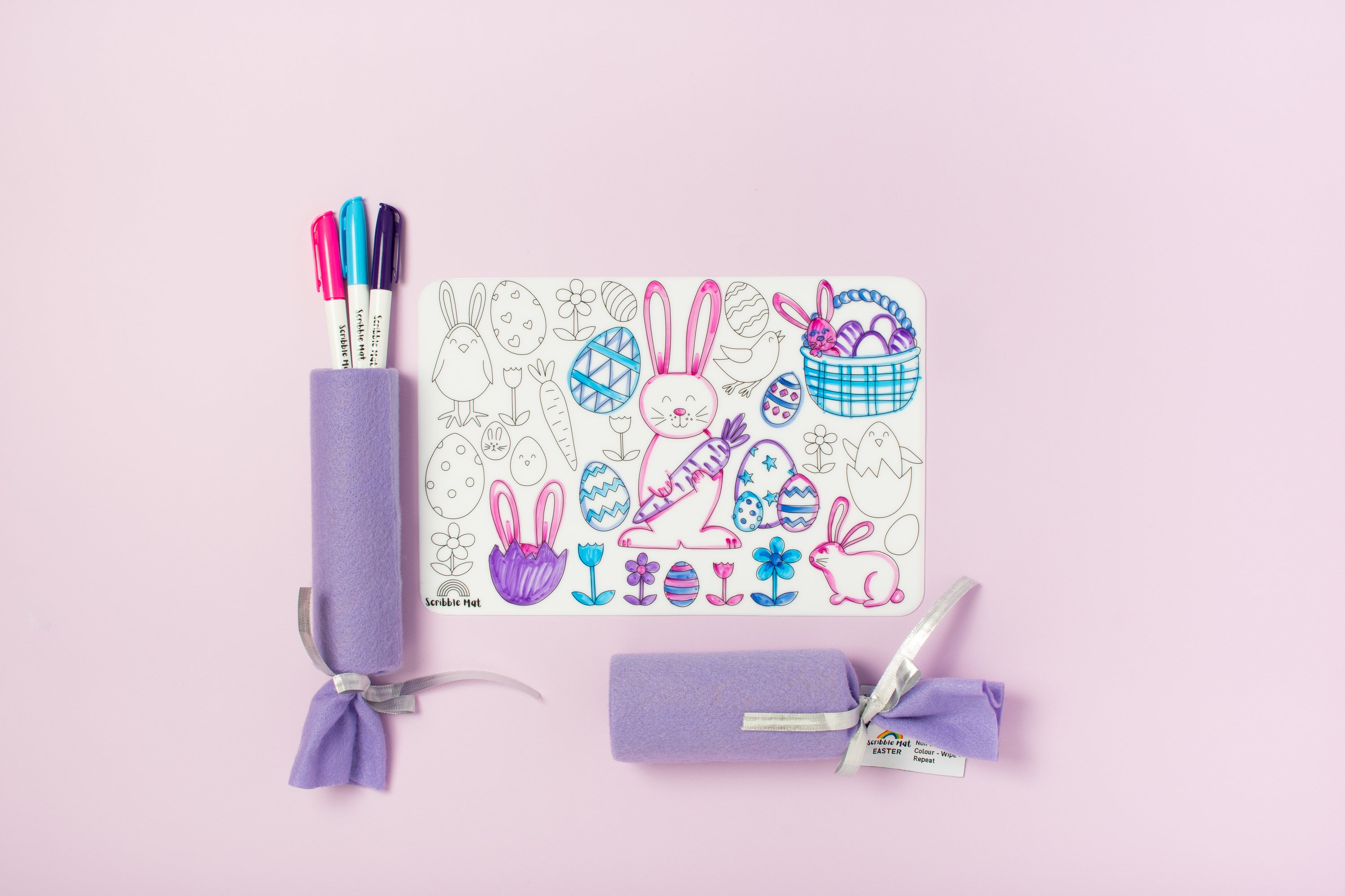 Scribble Mat | Reusable Silicone Colouring Mats