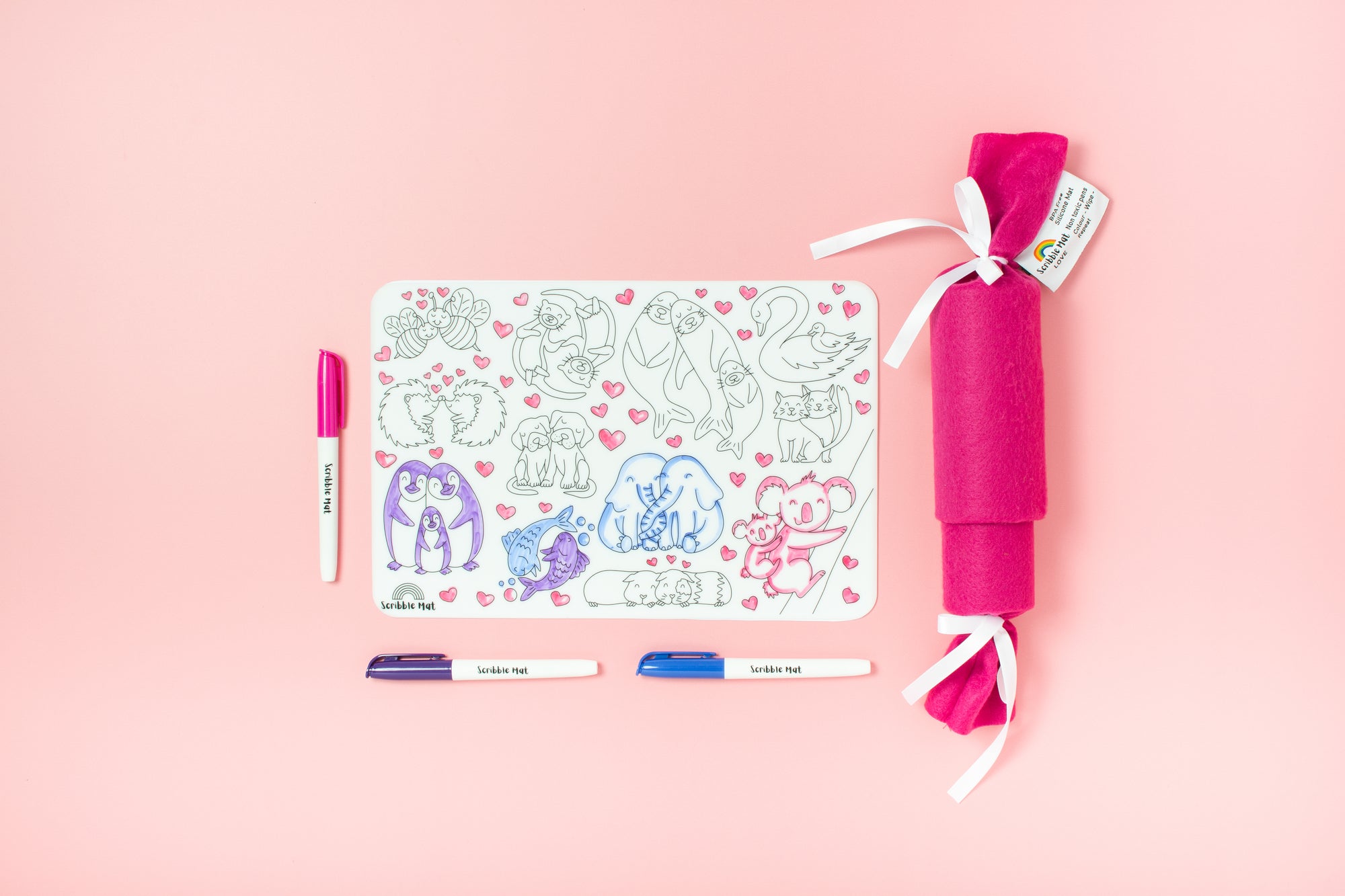 Scribble Mat | Reusable Silicone Colouring Mats